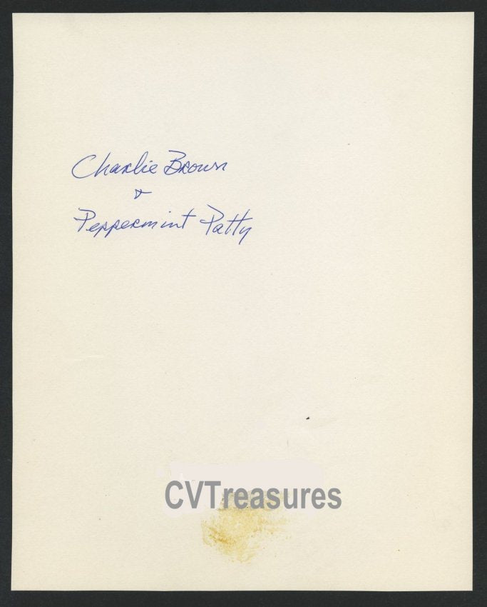 Charles Schulz - Peanuts Original Vintage TYPE I Photo 1966 – Vintage ...