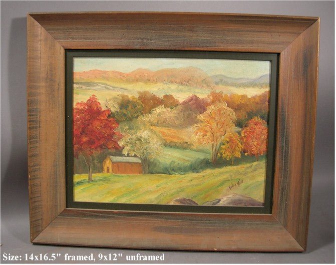 Helen Hill (1899-2004) Impressionist Landscape – Vintage Poster ...
