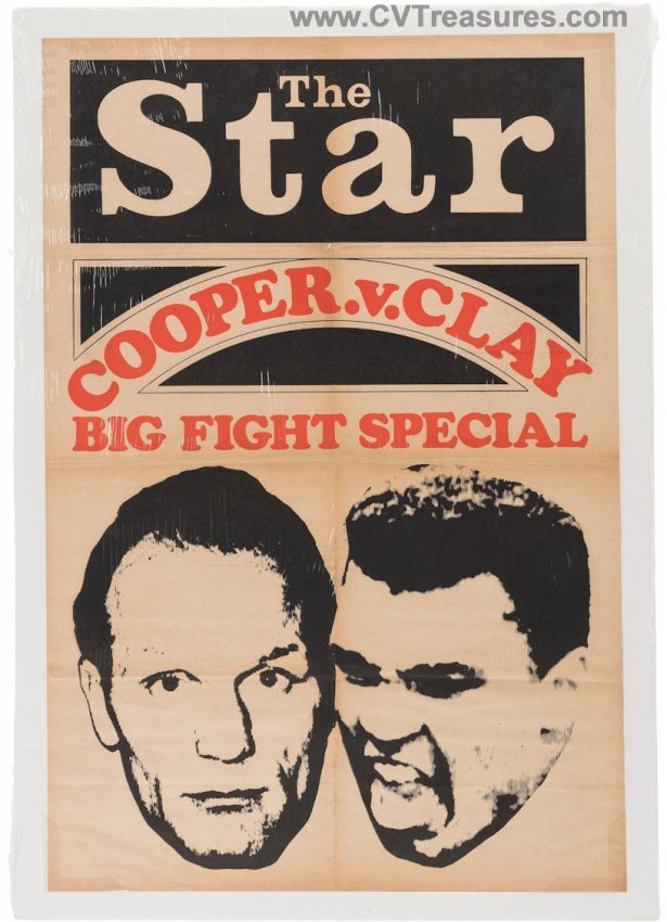 Muhammad Ali Henry Cooper British Vintage Boxing Fight Poster – Vintage ...