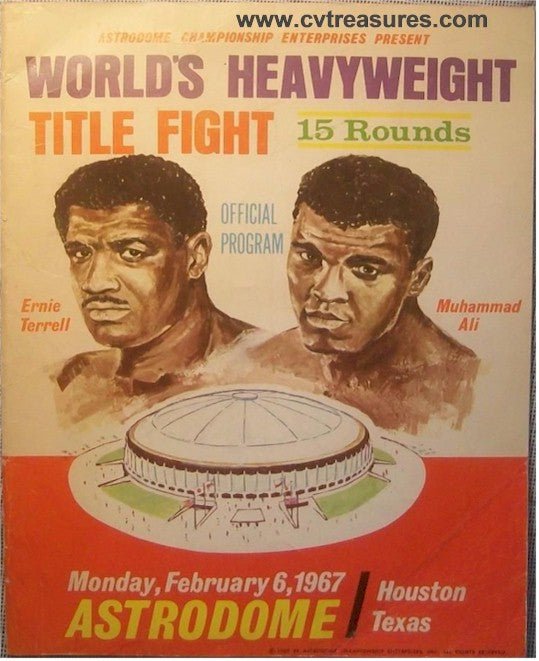 Muhammad Ali vs ERNIE TERRELL Original Fight Boxing program – Vintage ...