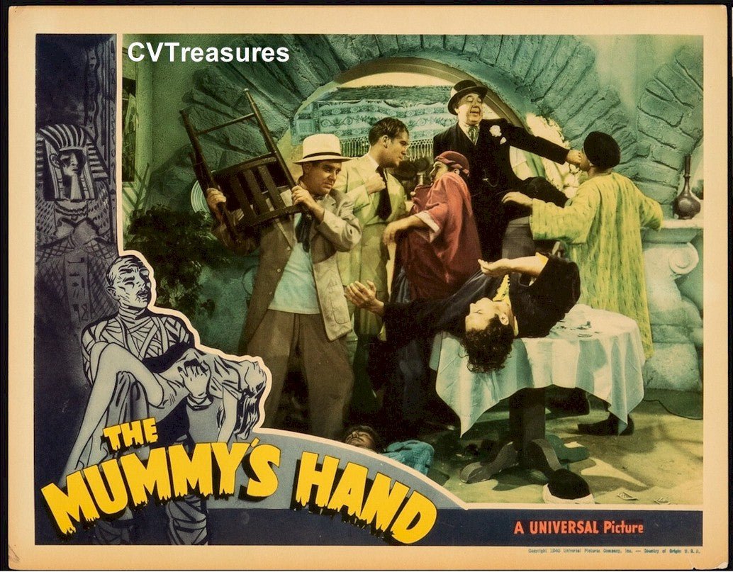 Mummy's Hand Original Vintage Universal Horror Lobby Card Movie Poster ...