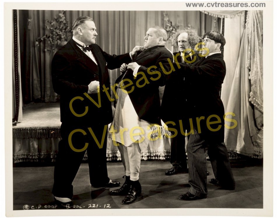 Slippery Silks 3 Three Stooges Original Authentic Vintage TYPE I Photo ...