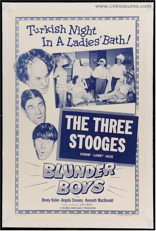 BLUNDER BOYS Vintage Movie Poster One Sheet Three Stooges – Vintage ...