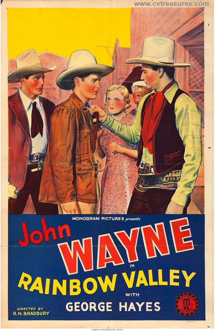Original vintage classic old Western Movie Theater Film Posters John ...
