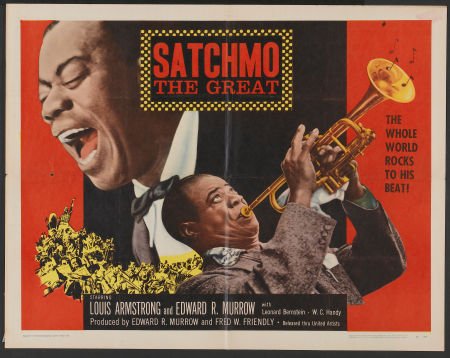 Satchmo the Great - Louis Armstrong, 1957 half sheet – Vintage Poster ...