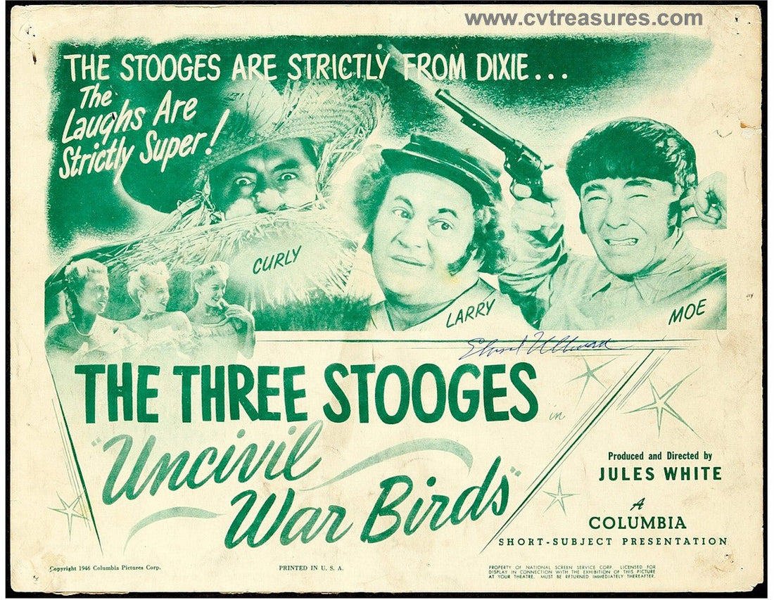 Three 3 Stooges Original Vintage Classic Film Movie Posters Photos ...